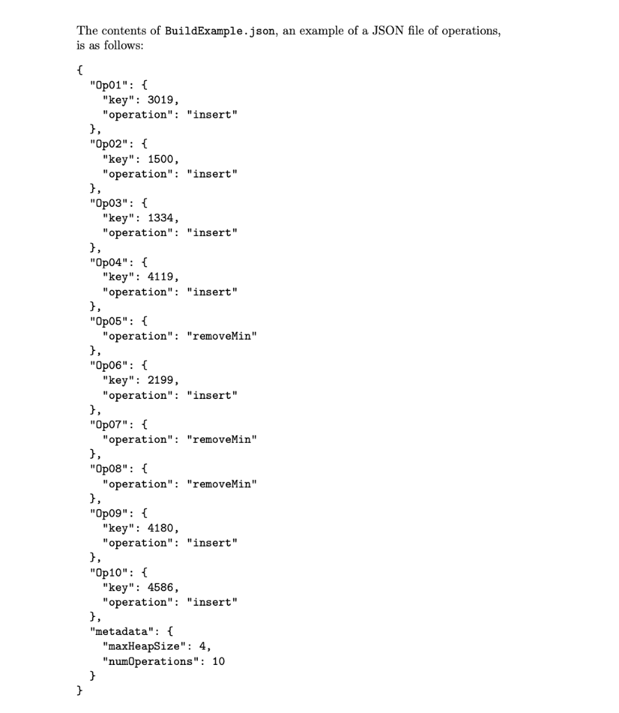 Solved 3 BuildHeap Write a program that does the following: | Chegg.com