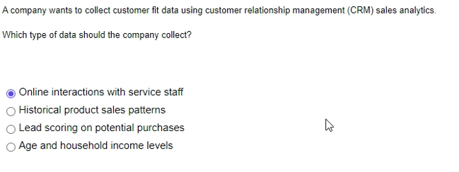 Solved A company wants to collect customer fit data using | Chegg.com