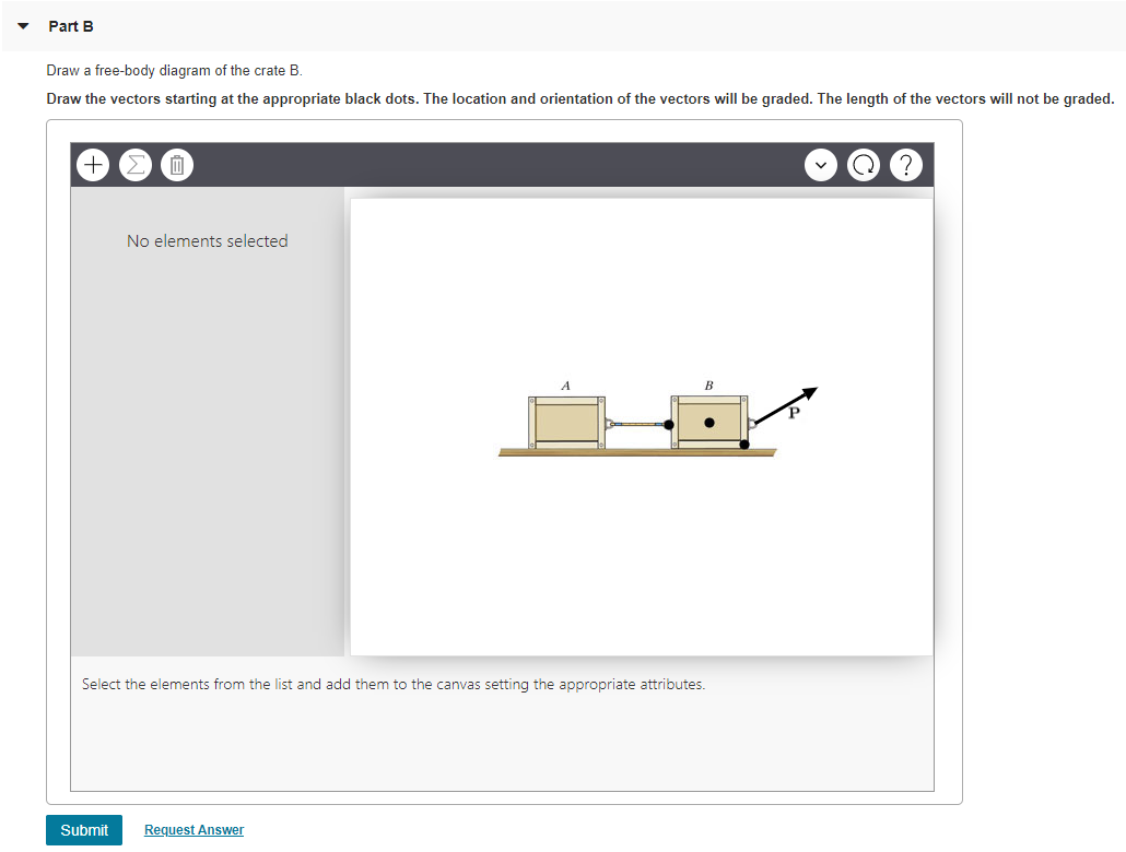 Solved B 30 Part A Draw a free-body diagram of the crate | Chegg.com
