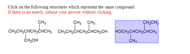 Solved Click on the following structures which represent the | Chegg.com