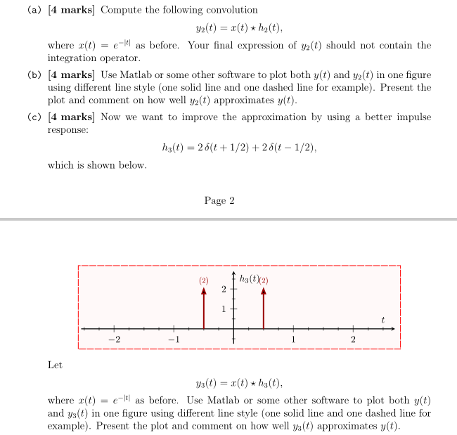 Solved The impulse response of a LTI system is given by | Chegg.com