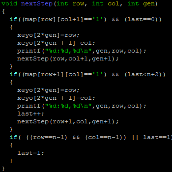Solved I am making a function that will track down paths of | Chegg.com