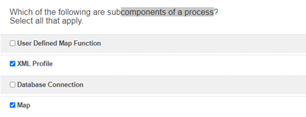 Solved Which of the following are subcomponents of a | Chegg.com