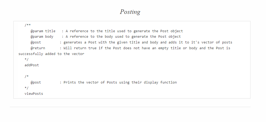 After implementing and thoroughly testing the Post | Chegg.com