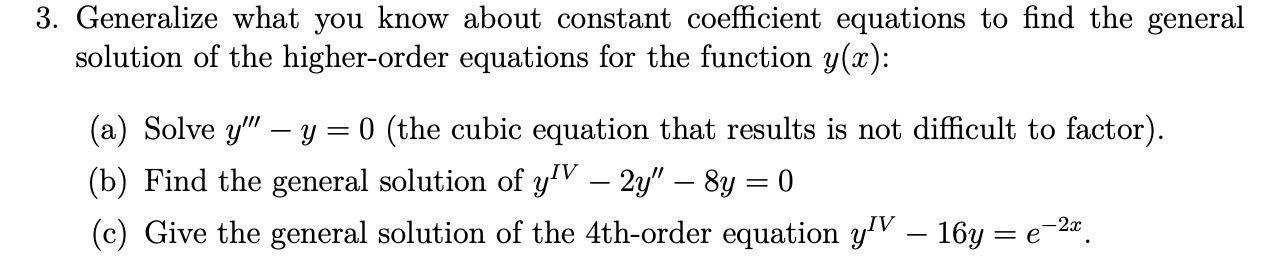 Solved 3. Generalize what you know about constant | Chegg.com