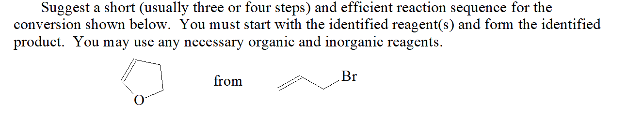 Solved Suggest a short (usually three or four steps) and | Chegg.com