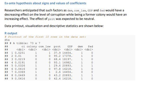 Problem set 2. (max 45 points) Aiming at finding out | Chegg.com