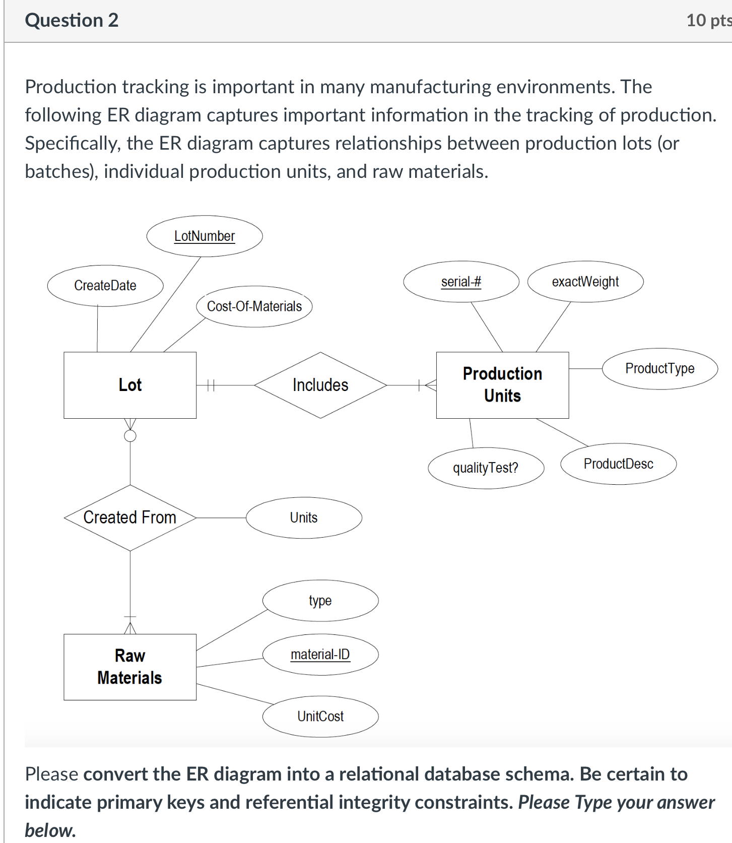 Solved Production tracking is important in many | Chegg.com