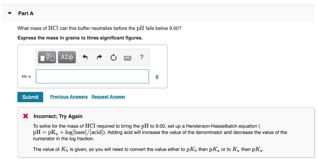 Solved ReviewI Constants Periodic Table A 110.0 - mL buffer | Chegg.com