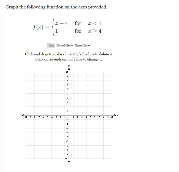 Solved Graph the following function on the axes provided. | Chegg.com