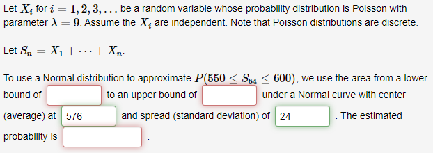 Solved Let X For I 1 2 3 Be A Random Variable Whose