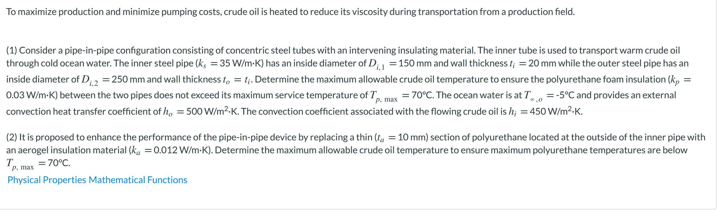 Solved To maximize production and minimize pumping costs, | Chegg.com