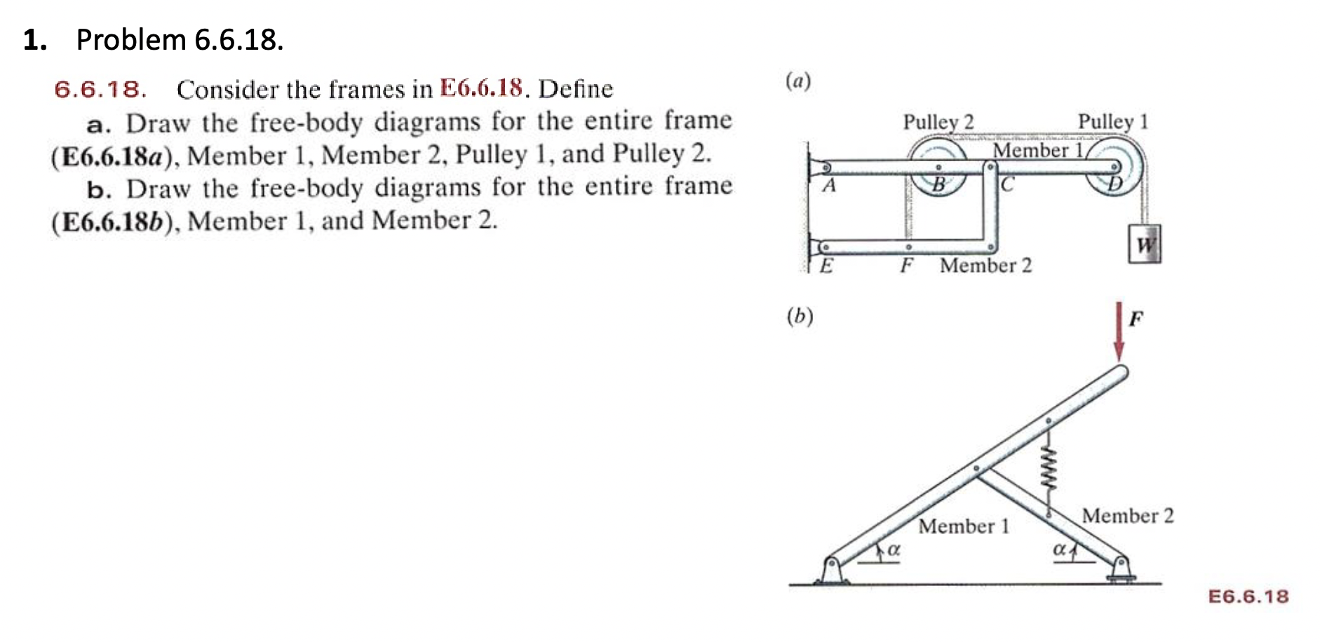 Solved Problem 6.6.18.6.6.18. ﻿Consider the frames in | Chegg.com