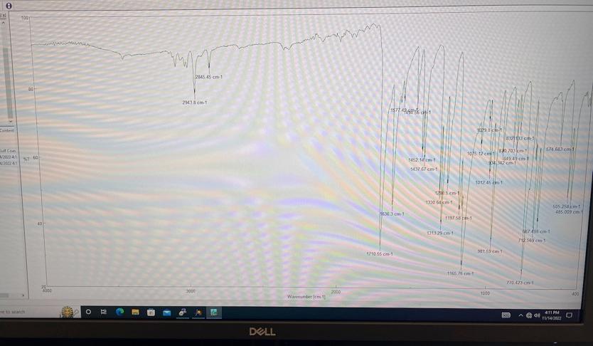 Solved I need help with the IR ANALYSIS INTERPRETATION for | Chegg.com