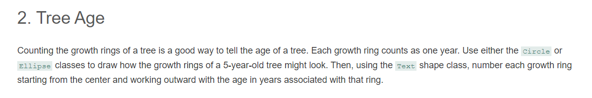 Solved 2. Tree Age Counting the growth rings of a tree is a | Chegg.com