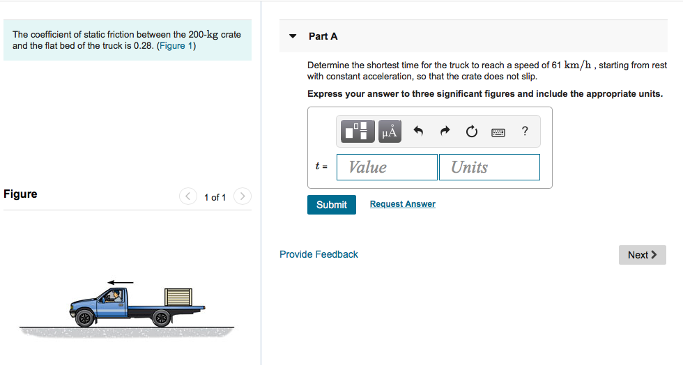 Solved The Coefficient Of Static Friction Between The 200 Kg
