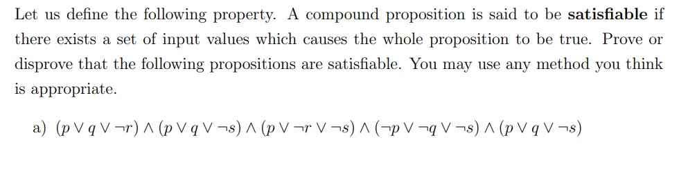 Solved Let us define the following property. A compound | Chegg.com