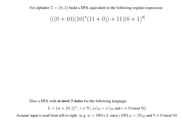 Solved Automata Theory Question While solving these, can | Chegg.com