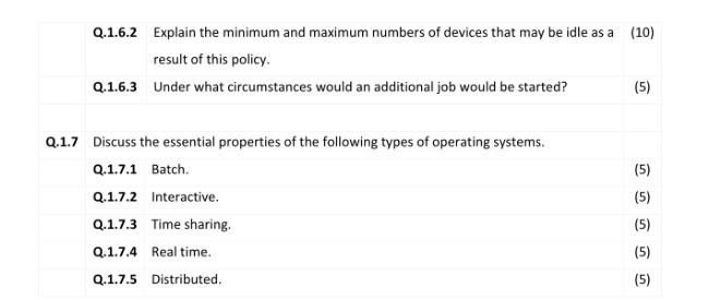 Solved Answer all the questions below. Q.1.1 Discuss the | Chegg.com