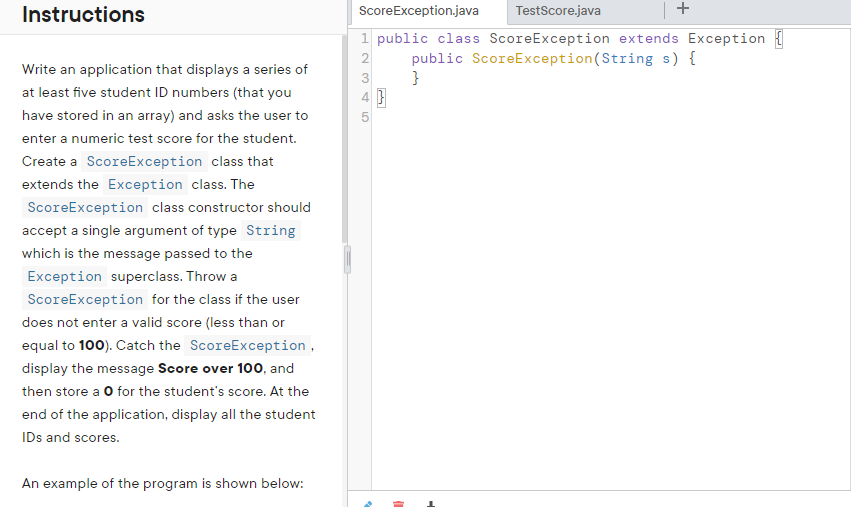 Solved Write an application that displays a series of at | Chegg.com