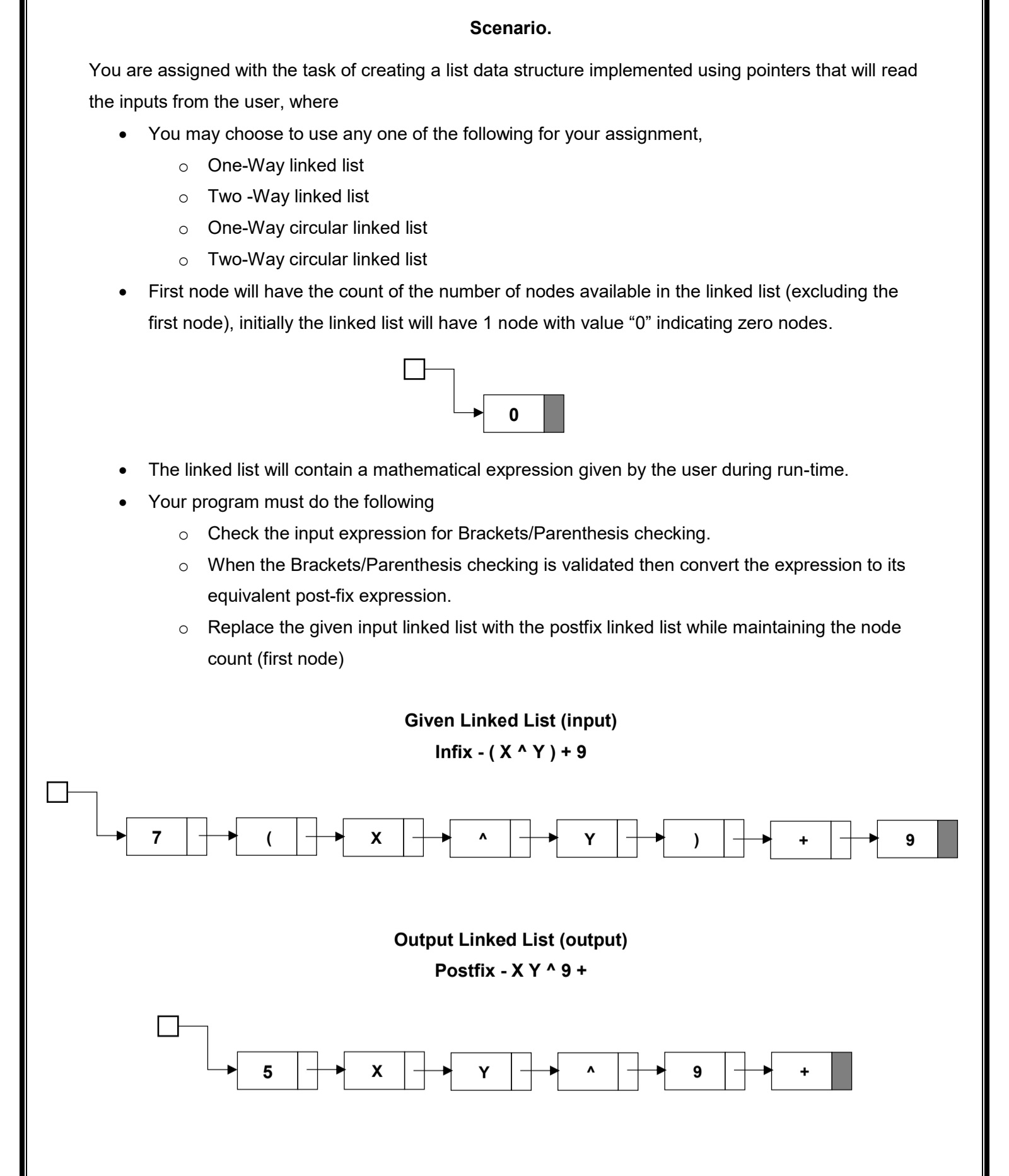 Solved Scenario.You are assigned with the task of creating a | Chegg.com