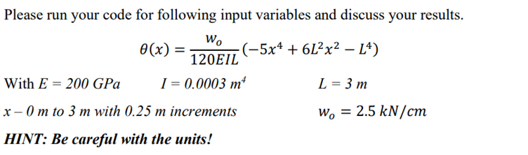 Solved Programming: Please write a MATLAB function, for | Chegg.com