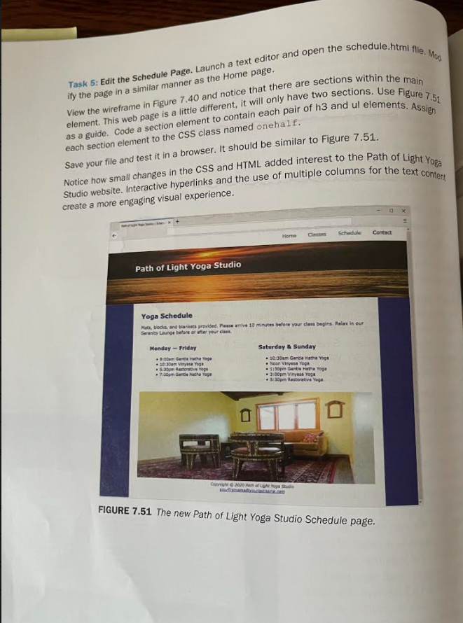 Solved Path of Light Yoga Studio Case Study (Chapter 7 | Chegg.com