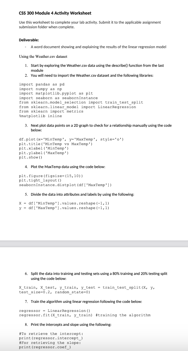 Solved CSS 300 Module 4 Activity Worksheet Use this | Chegg.com