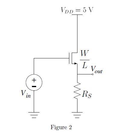 Solved ] We wish to design the CMOS common-drain amplifier | Chegg.com