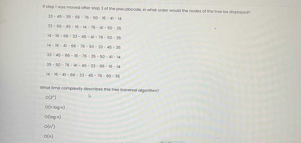 Given the binary tree of nodes containing numbers, | Chegg.com