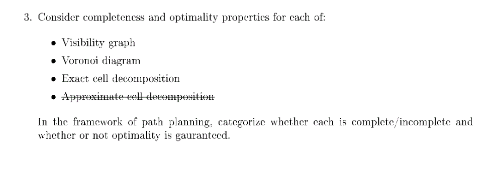 Solved 3. Consider completeness and optimality properties | Chegg.com
