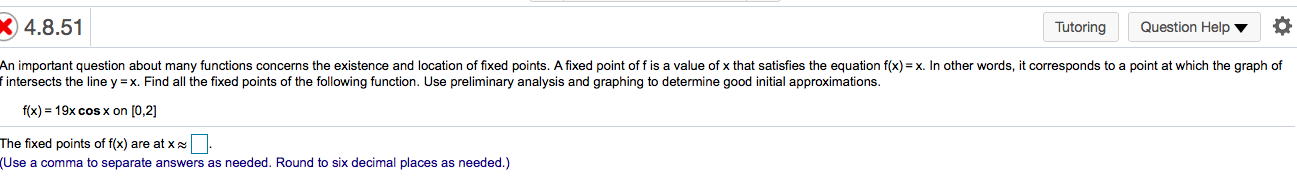 Solved x 4.8.51 Tutoring Question Help An important question | Chegg.com