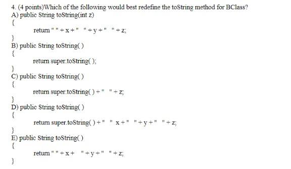 Solved blic class AClass private int x; private int y; | Chegg.com