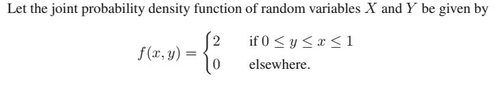 Solved (a) Calculate the marginal probability density | Chegg.com