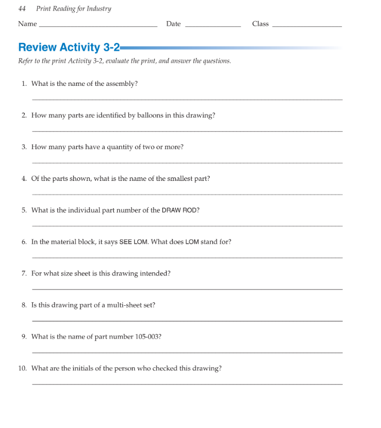 Solved 2 Copyright Goodheart-Willcox Co., Inc 5 ب) Activity | Chegg.com