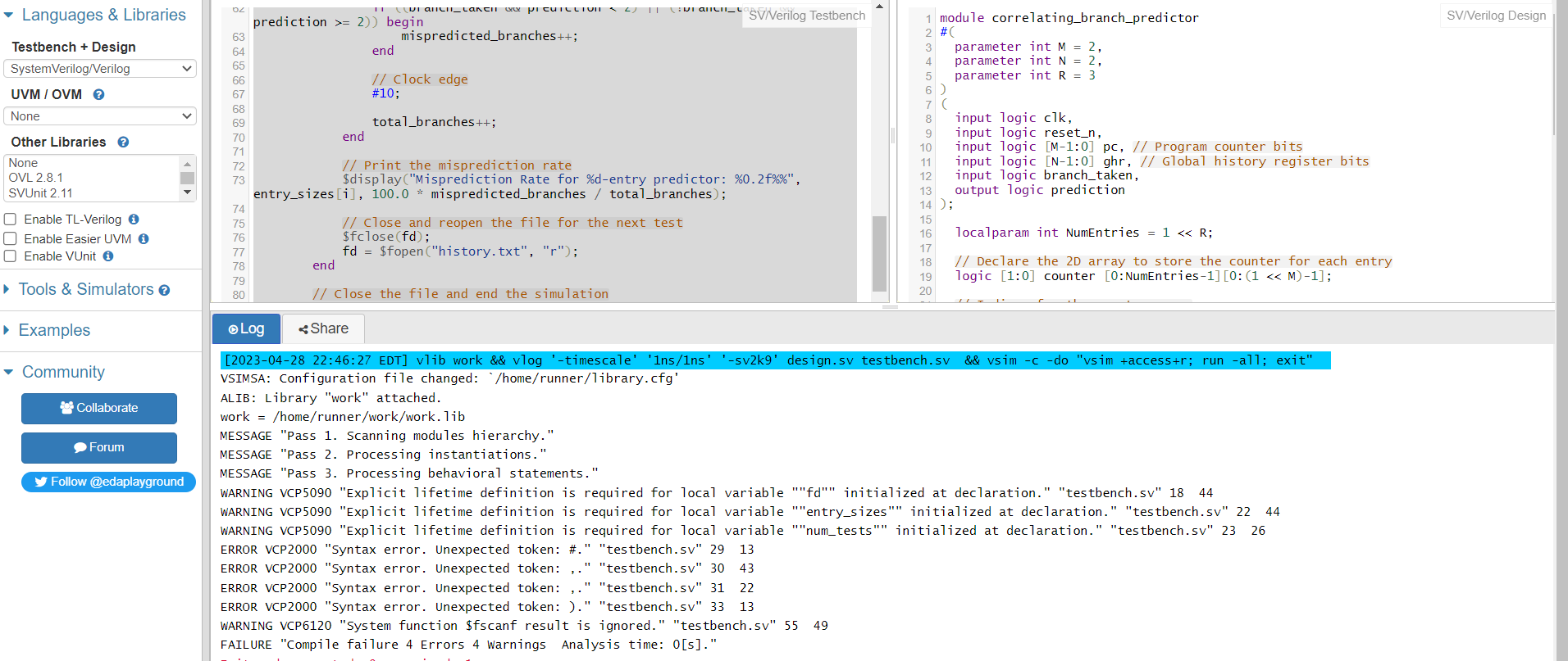 Solved I Have this code:`timescale 1ns/1ps module | Chegg.com