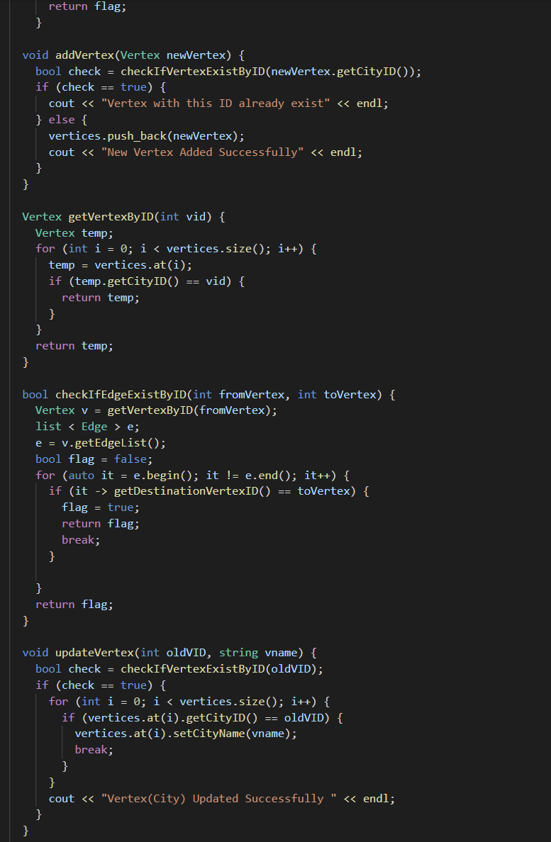 I made a graph using Adjacency List now I need | Chegg.com