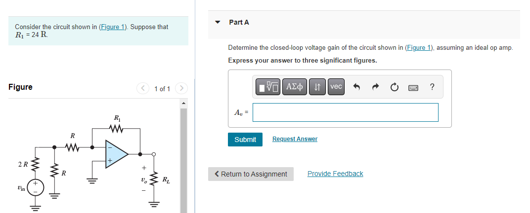 Solved Consider the circuit shown in Suppose that Part A | Chegg.com