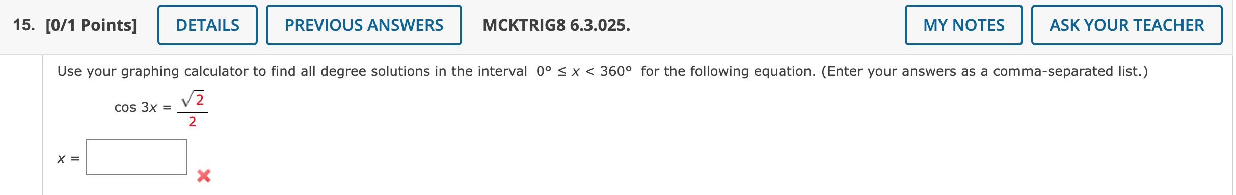 Use your graphing calculator to find all degree | Chegg.com