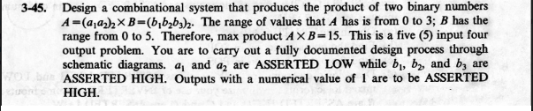 Solved Question 3-45. Designing circuits Design a | Chegg.com
