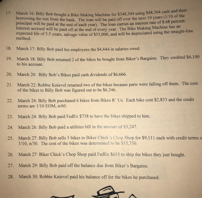 Fix journal entries with a line through it professor | Chegg.com