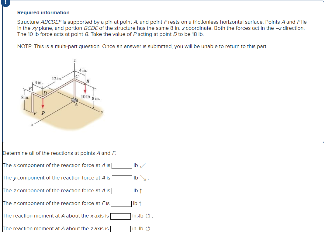 [Solved]: Required information Structure ABCDEF is supporte