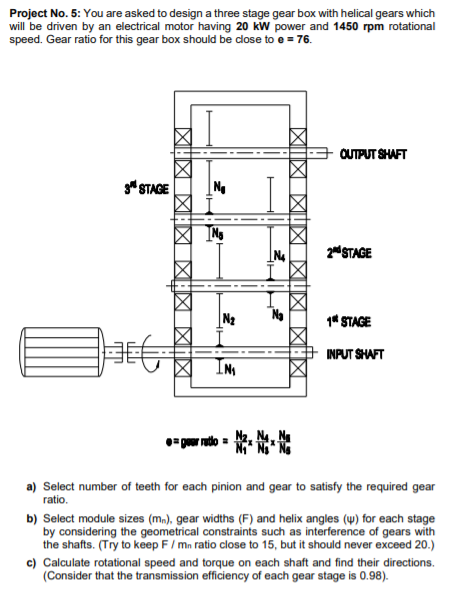 Solved Project No.5: You are asked to design a three stage | Chegg.com