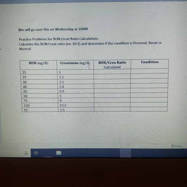 Solved We will go over this on Wednesday at 10AM Practice | Chegg.com
