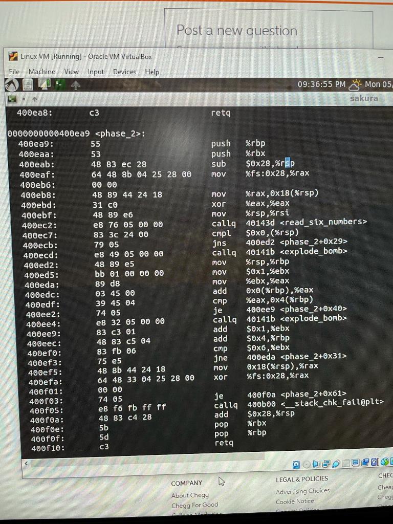 Post a new question Linux VM [Runningl - Oracle VM | Chegg.com