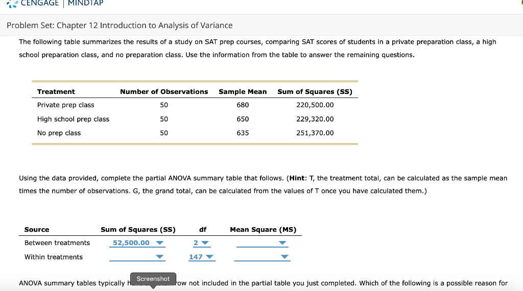 Solved CENGAGE MINDTAP Problem Set: Chapter 12 Introduction | Chegg.com