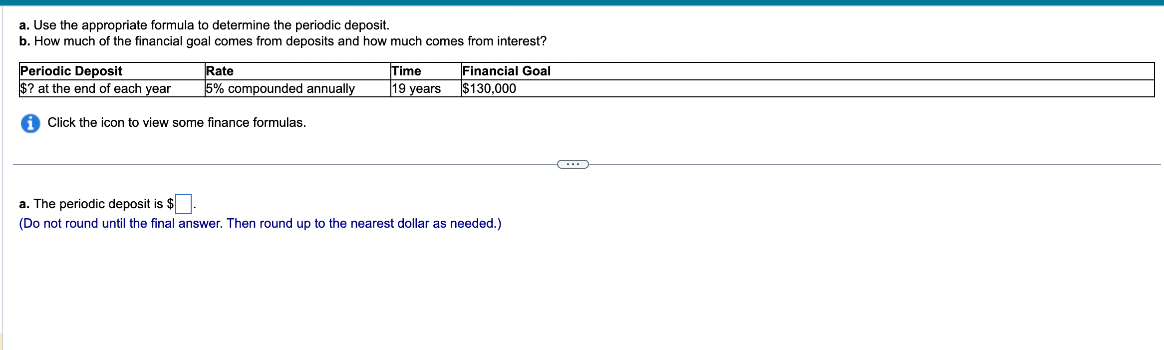 Solved a. Use the appropriate formula to determine the | Chegg.com