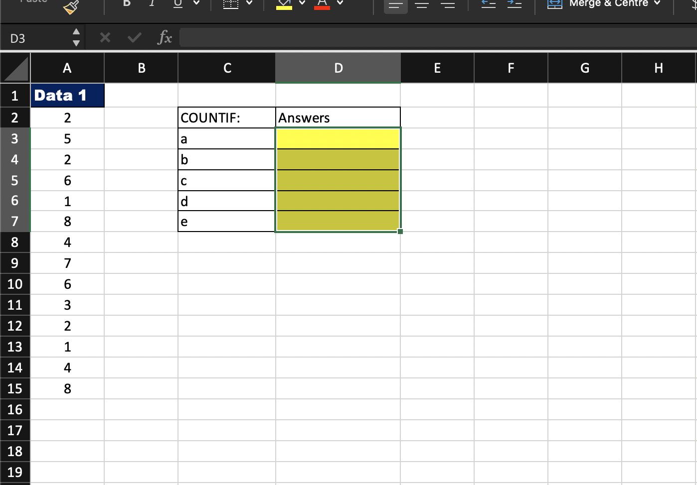 Solved H16 A - B D E F G H J к WNP Sales COUNT COUNTA | Chegg.com