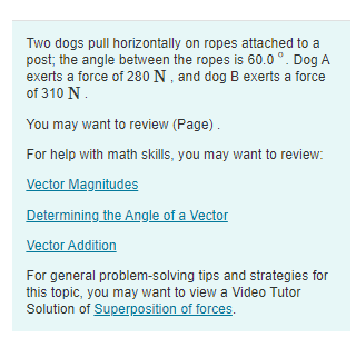 Solved Two dogs pull horizontally on ropes attached to a | Chegg.com