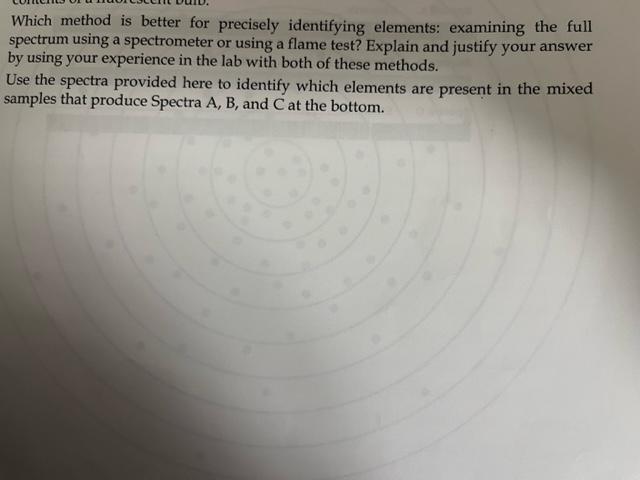 Solved Which method is better for precisely identifying | Chegg.com